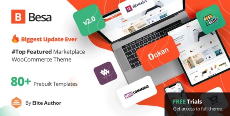 Besa v2.3.4 – Elementor Marketplace WooCommerce Theme - indonesiaWP.com • No 1 Download Plugin ...