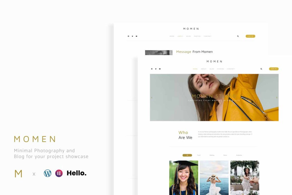 Momen – Photography & Blog Elementor Template Kit - No 1 Download Plugin Wordpress dan Theme ...