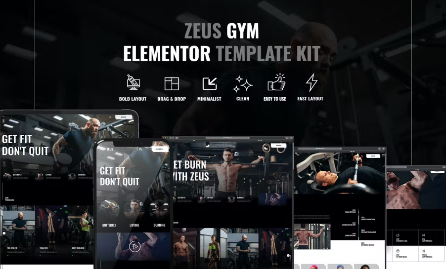 Zeus – Gym & Fitness Elementor Template Kit - No 1 Download Plugin Wordpress dan Theme Wordpress ...
