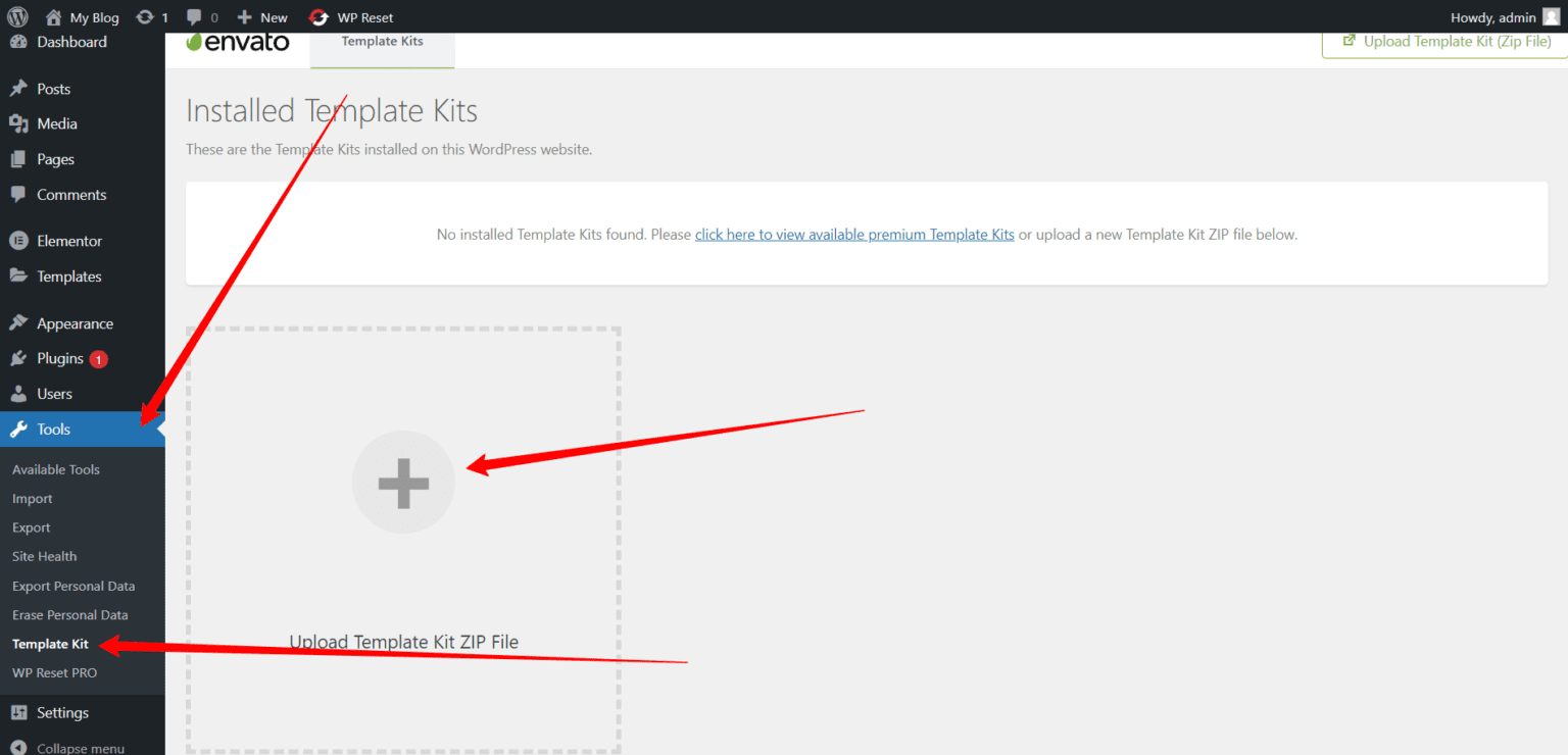 [Lengkap] Cara mudah import template kits elementor pro - No 1 Download ...