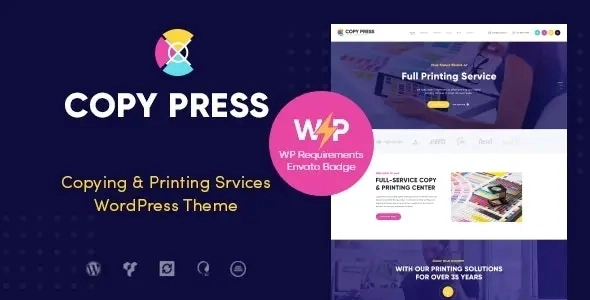 CopyPress | Type Design & Printing Services WordPress Theme 1.4.5 - No 1 Download Plugin ...