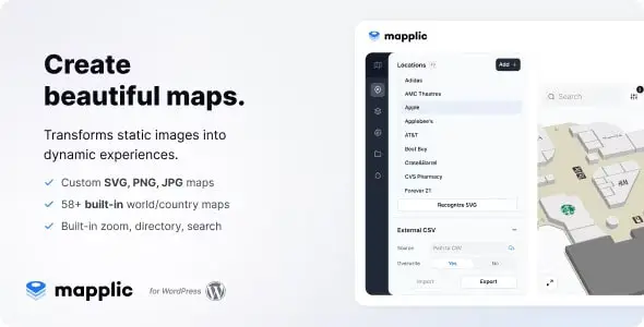 Mapplic v8.4.2 – Custom Interactive Map WordPress Plugin - indonesiaWP.com • No 1 Download ...