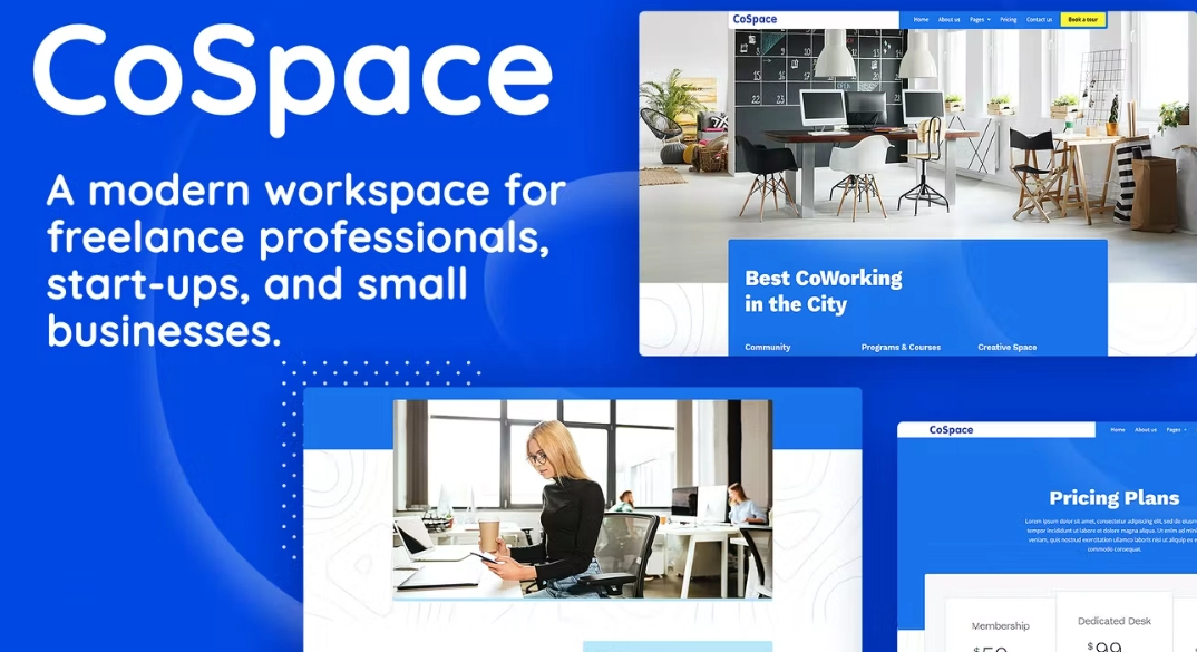 CoSpace Coworking – Modern Workspace - No 1 Download Plugin Wordpress ...