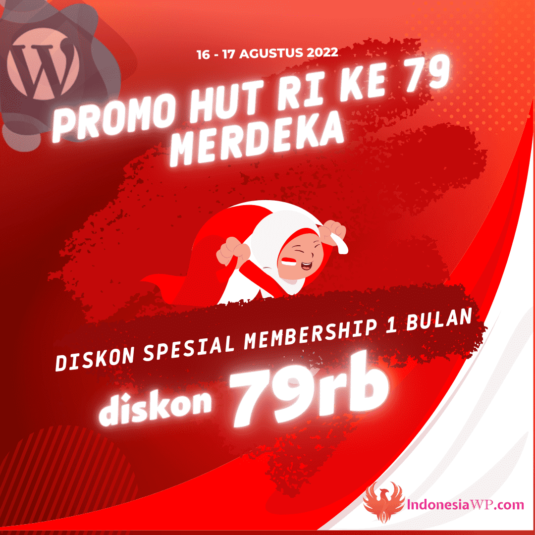 DISKON sebesar 79rb - Promo HUT RI ke 79 (berakhir) - indonesiaWP.com ...